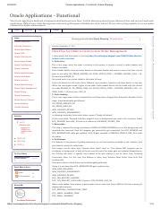 Oracle Applications Functional Oracle Shipping Pdf Oracle Applications