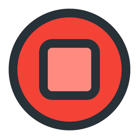 Stop Button Generic Color Lineal Color Icon