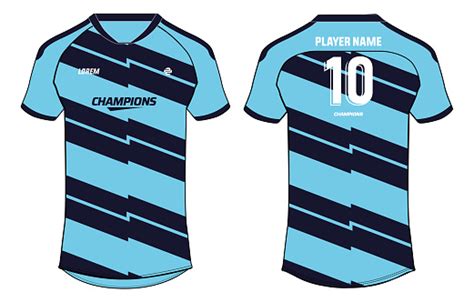 스포츠 저지 티셔츠 디자인 플랫 스케치 일러스트레이션 추상 패턴 V 넥 라글란 슬리브 풋볼 저지 컨셉으로 축구 크리켓 배구 럭비