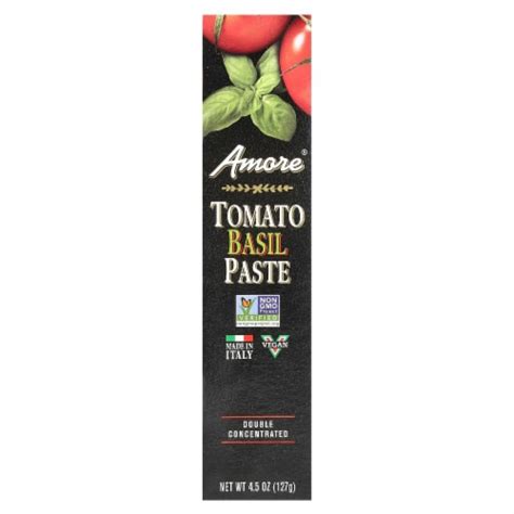 Amore® Basil Tomato Paste 4 5 Oz Frys Food Stores
