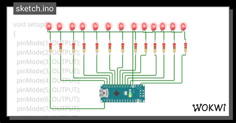 Multi Blink Wokwi Esp32 Stm32 Arduino Simulator