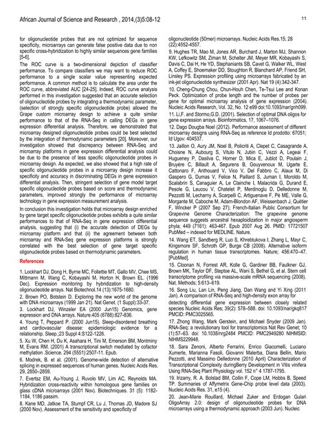Dago Et Al 2014 Probes Specificity Microarray Rna Seq Gene Expression Pdf