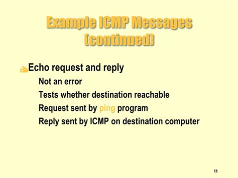 Ppt Icmp In Ip Error Handling And Control Messages Powerpoint Presentation Id9677613 Ppt Icmp In Ip Error Handling And Control Messages Powerpoint Presentation Id9677613