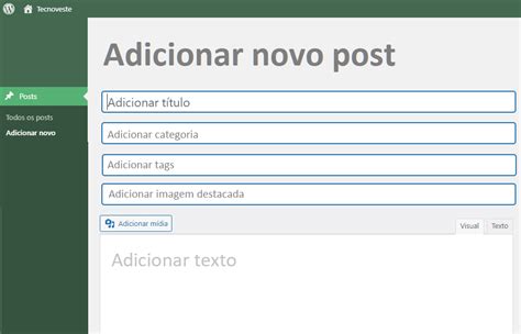 Como Fazer Um Post Tecnoveste