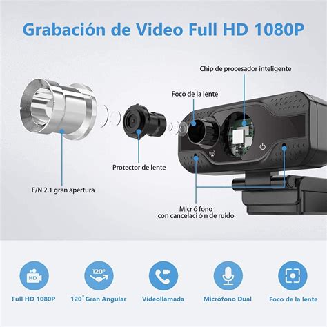 Uvc Uva 2mp Webcam With Built In Microphone 3d D Grandado