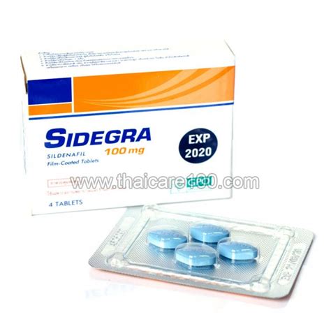 Таблетки Sidegra (Виагра) для повышения эрекции купить по цене 1 400 р.