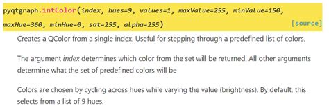 Pyqtgraph的color详解pyqtgraph 随机颜色 Csdn博客
