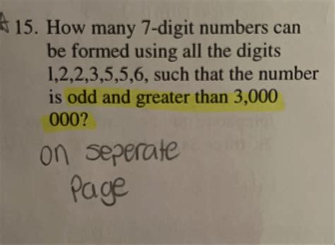 how many 7 digit numbers can be formed using all the