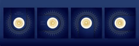 만다라 패턴 이슬람 장식 소셜 미디어 게시물 템플릿 황금 패턴 모양과 만다라 라마단 판매를위한 고급 소셜 미디어 포스트 디자인 0명에 대한 스톡 벡터 아트 및 기타 이미지