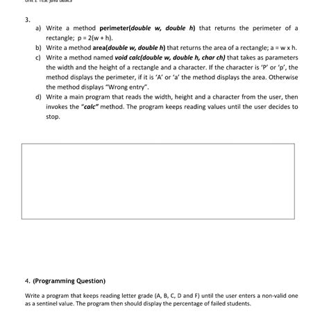 solved java ods 3 a write a method perimeter double w