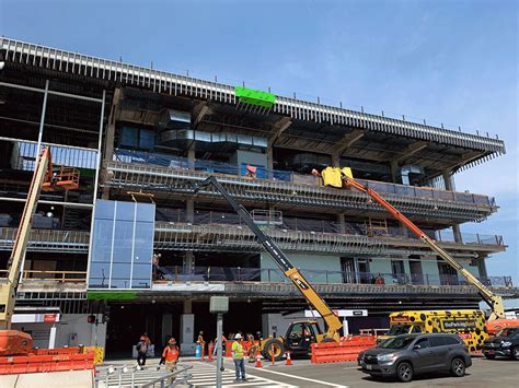 Jameson Henning On Linkedin Installation Of The First Glass Panels For The Exterior Façade Of