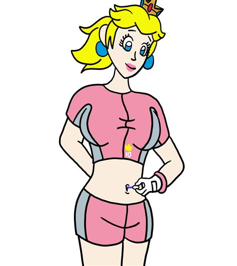 Striker Peach Cleans Her Belly Button By Rosaodyssey77 On Deviantart
