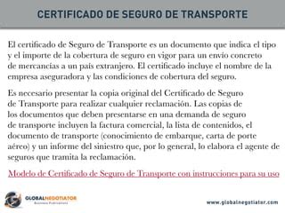 Documentos De Transporte Marítimo Terrestre Aéreo Pdf