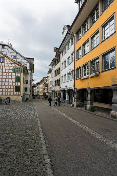 Wil Sg Switzerland April 8 2019 View Of The Historic Old Town In