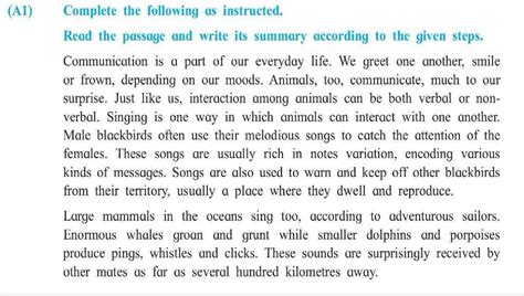 Class 12 And 11 How To Write A Summary With Example