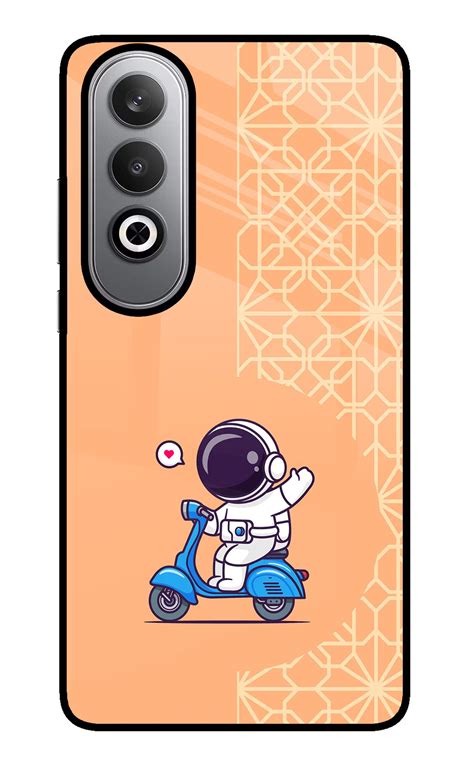 Buy Now Cute Astronaut Riding Glass Case For Oneplus Nord Ce4 Online