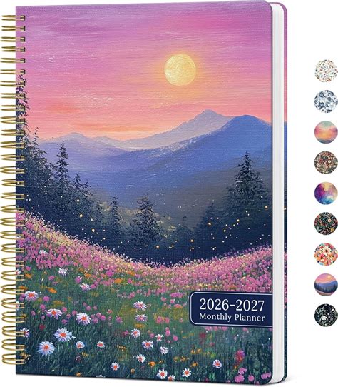 Monthly Planner 2026 2027 Aesthetic 2 Year Months Planner