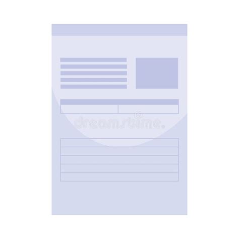 Document File Paper Format Stock Vector Illustration Of Business