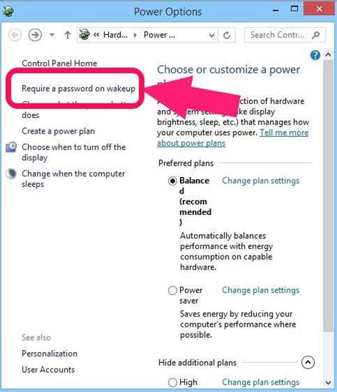 3 Ways To Disable Password Protection On Wakeup In Windows 8