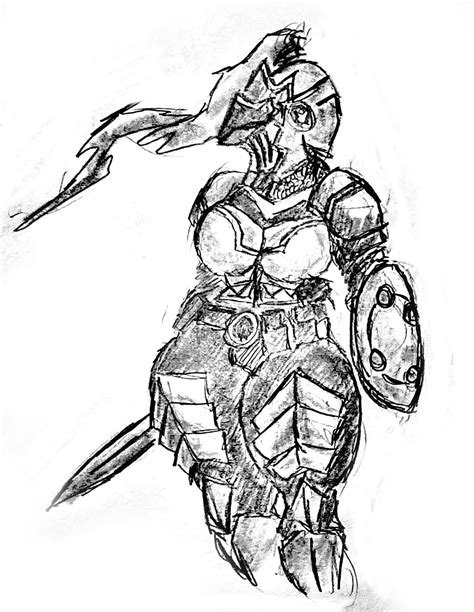 Female Goblin Slayer Sketch R Goblinslayer