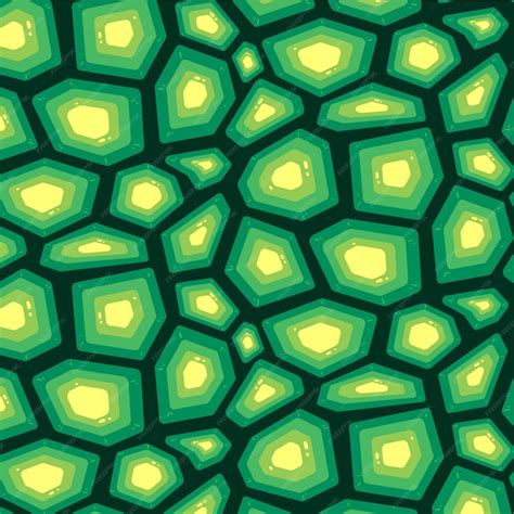 Premium Vector Hand Drawn Turtle Shell Pattern Design