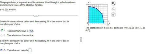 [answered] The Graph Shows A Region Of Feasible Solutions Use This Kunduz