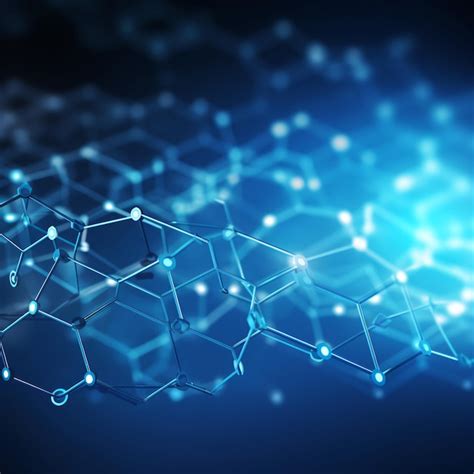 Premium Photo Abstract Hexagonal Molecular Structures In Technology