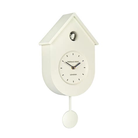 Elegant Cuckoo Clock In Milk White Modern Design