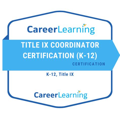 Title Ix Coordinator Certification K 12 Credly