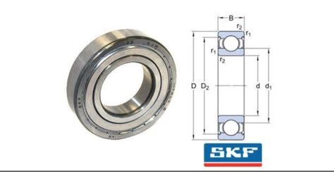 6202-2Z 6202-ZZ SKF Radial Ball Bearing 15X35X11 - Rodavictoria USA