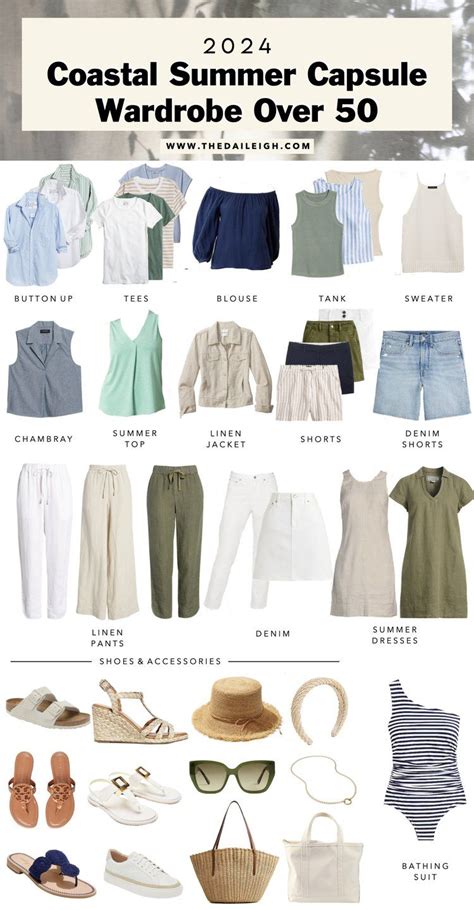 2024 coastal summer capsule wardrobe — the daileigh summer capsule