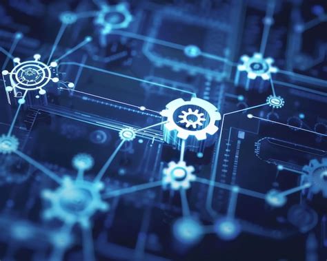 a graphic representation of rpa powered digital workflows premium ai