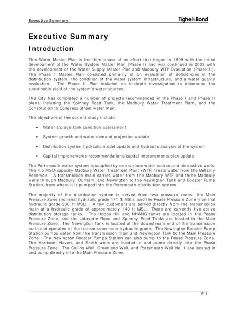 PDF Executive Summary Portsmouthfiles Cityofportsmouth Publicworks Portsmouth