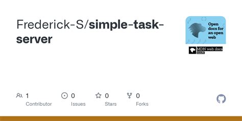 Github Frederick S Simple Task Server