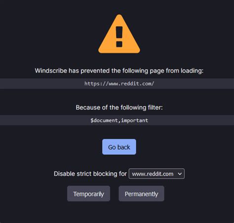 windscribe suddenly blocking all websites why is this happening r