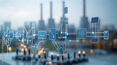 Conceptual Of A Centralized Smart Grid System Showing The Interconnections Between Various Power