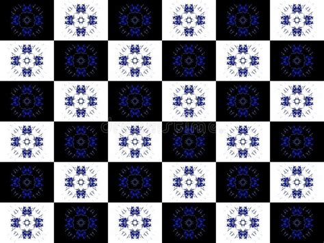 Texture With 3d Rendering Abstract Fractal Blue Pattern Stock Illustration Illustration Of