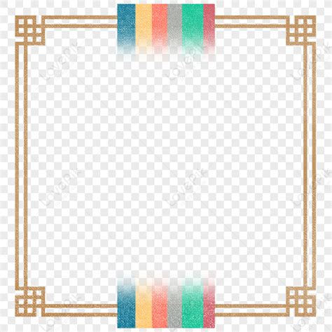 한국 전통 장식 무늬 테두리 일러스트 틀화려한대한민국 Png 일러스트 무료 다운로드 Lovepik