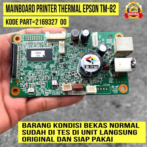 Jual Mainboar Printer Thermal Epson Tm T82 Shopee Indonesia