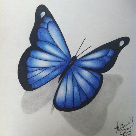 Mariposas Dibujos Aesthetic A Lapiz