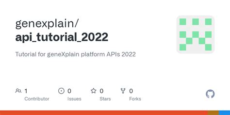 github genexplain api tutorial 2022 tutorial for genexplain platform