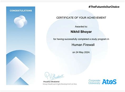 Nikhil Bhoyar On Linkedin Cybersecurity Humanfirewall Digitalsecurity