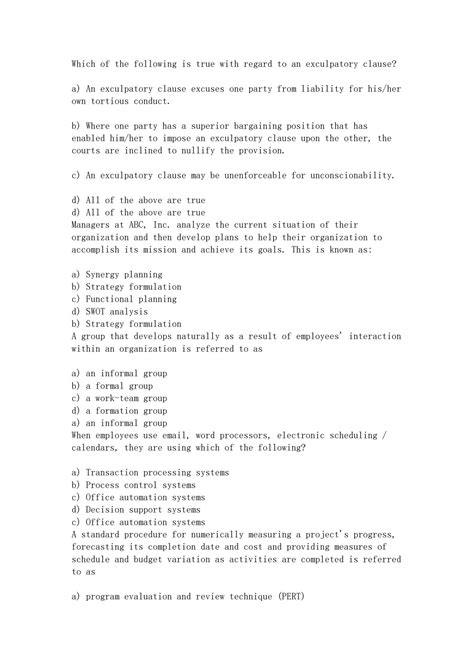 SOLUTION Ets Major Field Test Studypool