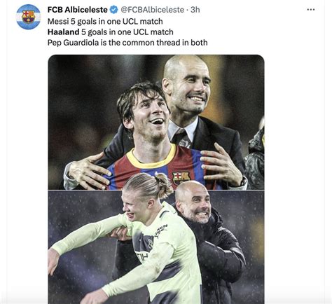 Heboh Guardiola Ganti Haaland Biar Gak Salip Rekor Messi