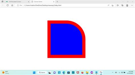 Border Radius In Css Html5 Canvas