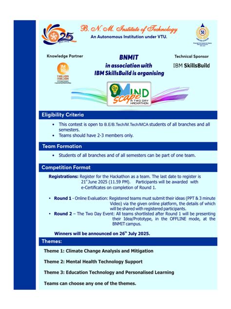 Ibm Hackathon Guidelines 2025 Bnmit Pdf Artificial Intelligence Intelligence Ai And Semantics Ibm Hackathon Guidelines 2025 Bnmit Pdf Artificial Intelligence Intelligence Ai And Semantics