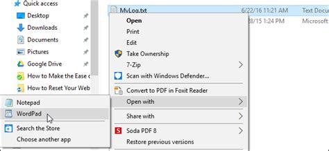 How To Fix The Missing Open With Option On The Windows 10 Right Click