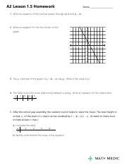 Linear Equations And Relationships Study Guide Course Hero