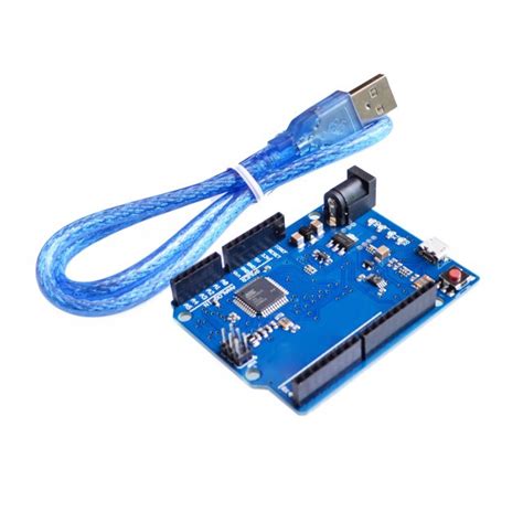 leonardo r3开发板 atmega32u4 带数据线 蓝板 阿里巴巴