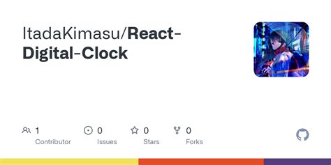 Github Itadakimasureact Digital Clock